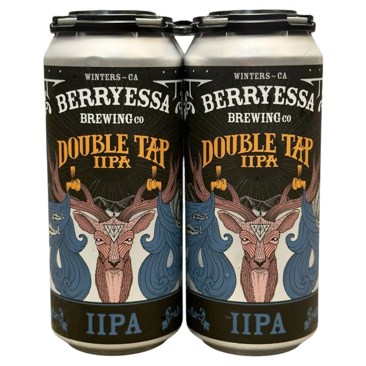 Berryessa Brewing Double Tap IIPA Winters CA 4/16 oz Can (#1896505 ...