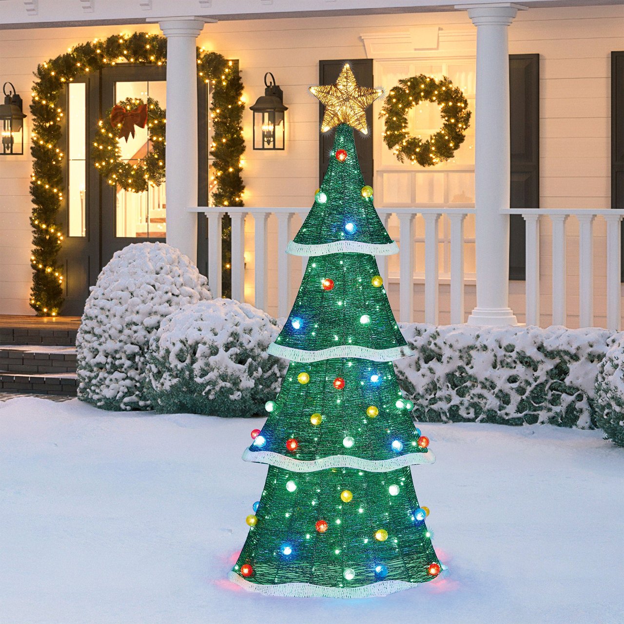 6' Glitter String LED Holiday Tree (#1486935) - $49.97