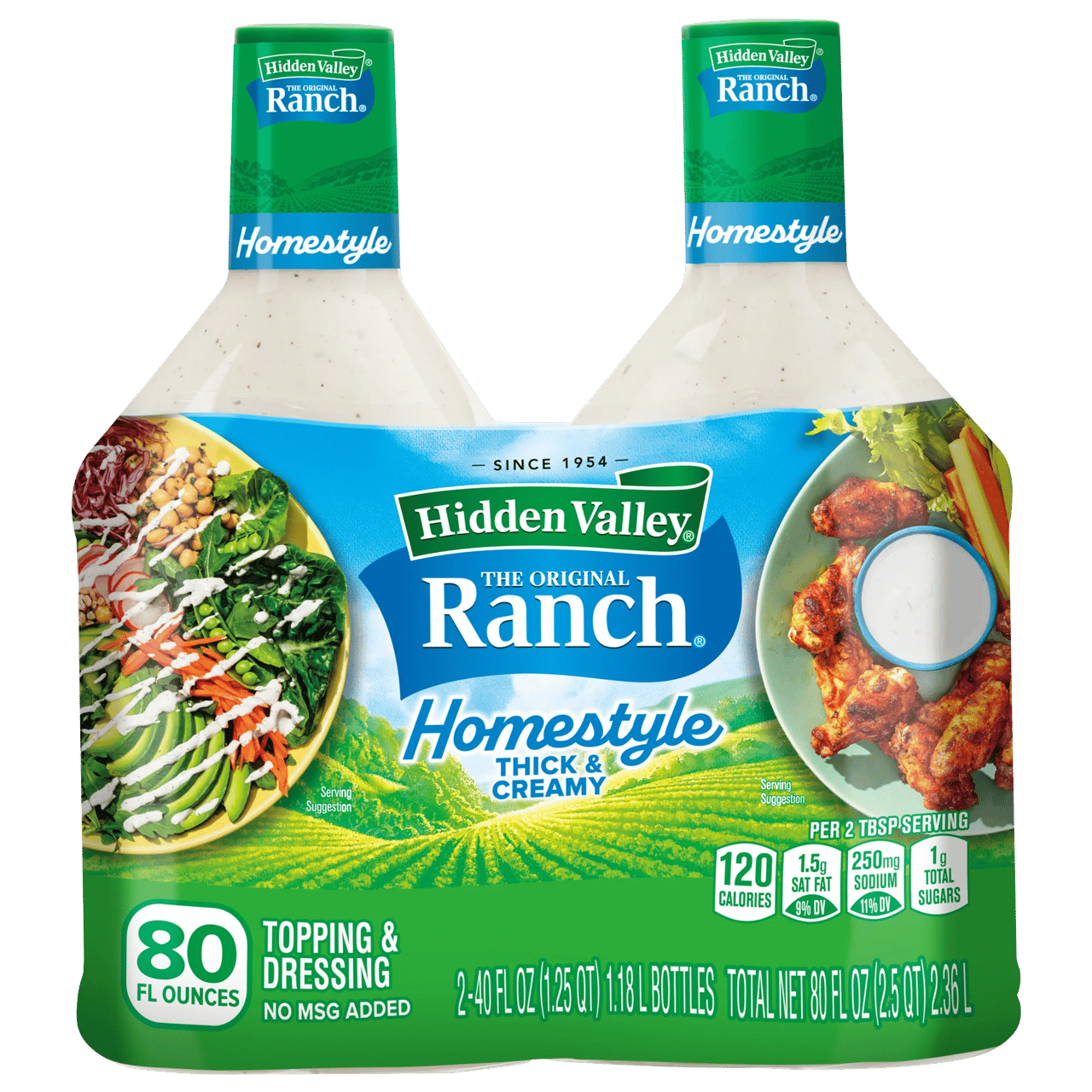 Hidden Valley Homestyle Ranch 2/40 Ounce Bottles (#5354) - $8.99 (down ...
