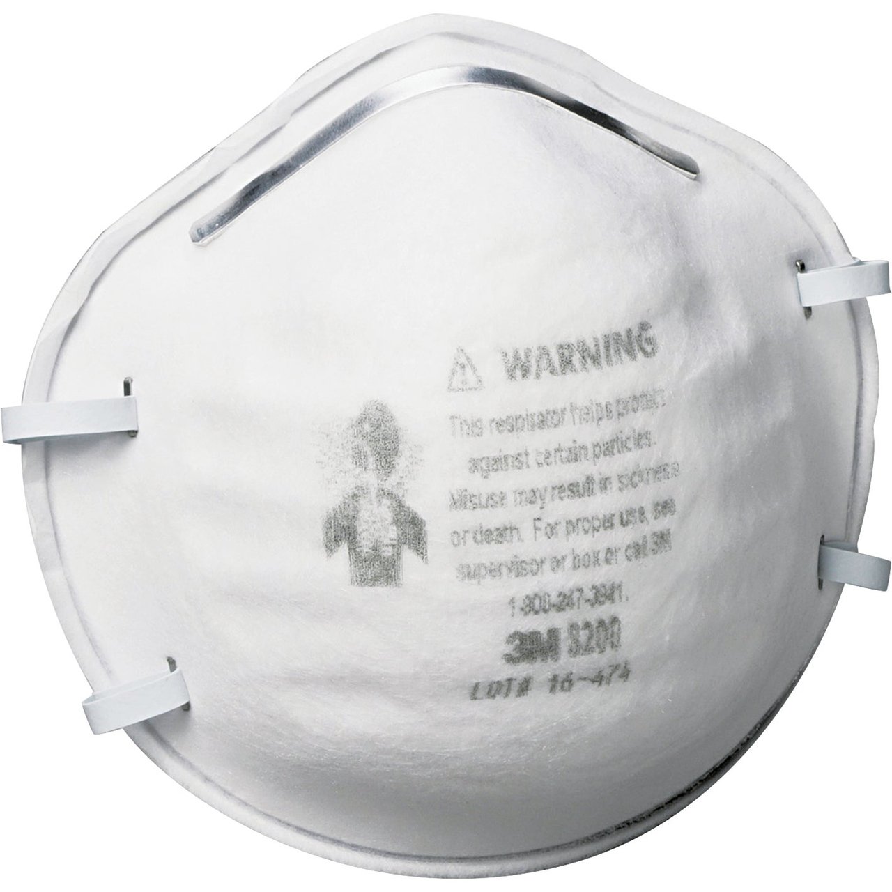 3M N95 Particle Respirator Mask, 20 Count (MMM8200) (#500257) - $12.99
