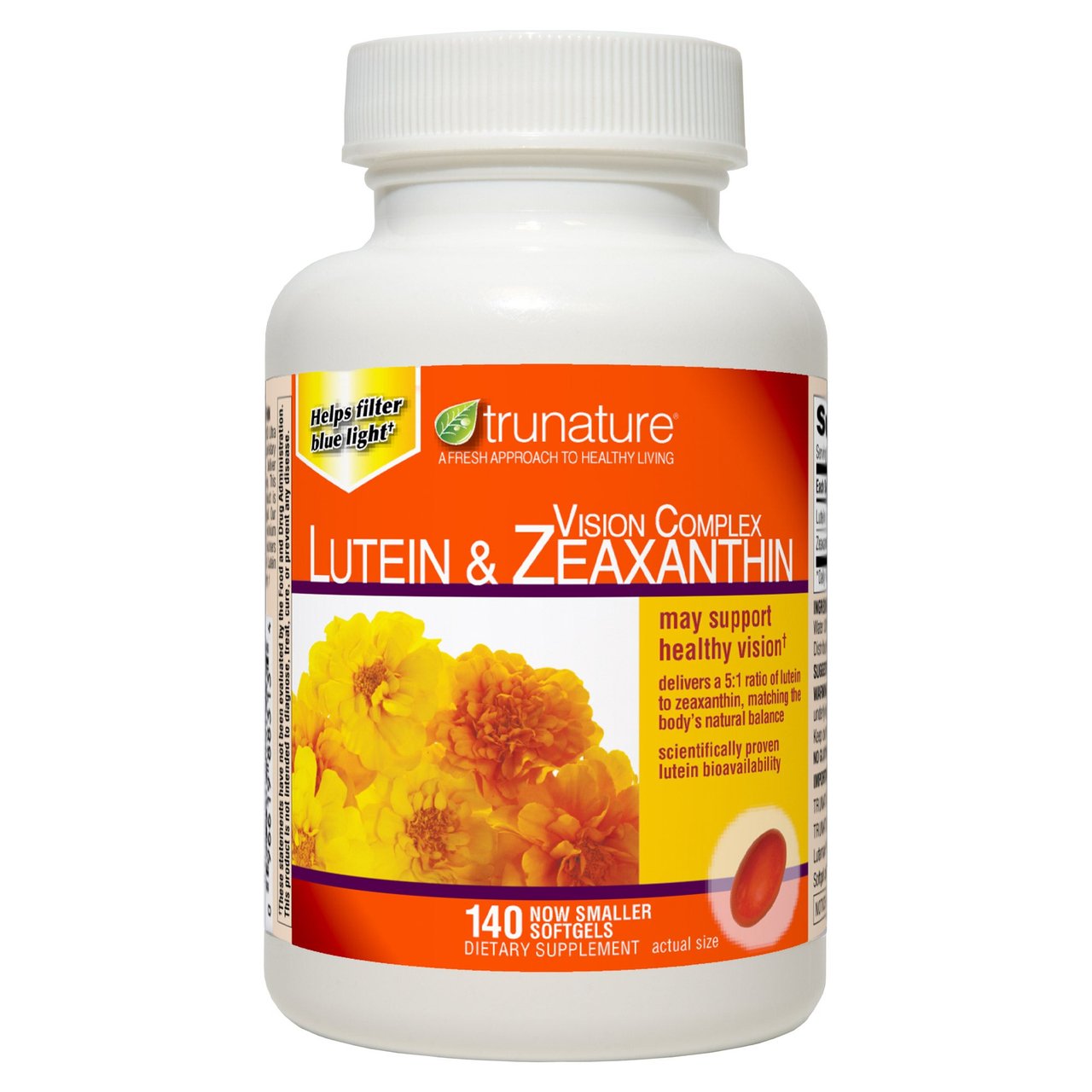 TruNature Lutein & Zeaxanthin 140 Softgels (#681272) - $19.99 (down ...