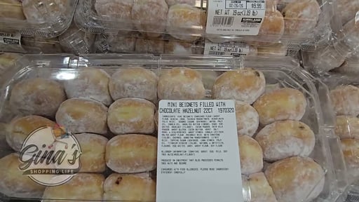 Mini Beignets Filled with Chocolate Hazelnut 22 Count (#1970320) - $9.99
