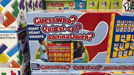 Giant Guess Who? Outdoor Game (#1872227) - $89.99 (down from $104.99)