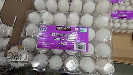 Kirkland Signature Free Range Large Eggs USDA Grade A 24 CT (#1738408 ...