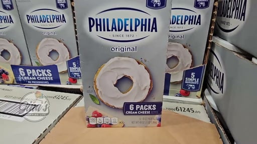 Philadelphia Cream Cheese, 6 x 8 oz (#4893) - $9.99 (down from $11.59)