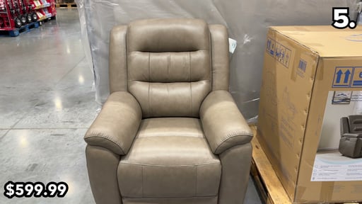 Mason Leather Power Glider Recliner with Power Headrest (#1645972 ...
