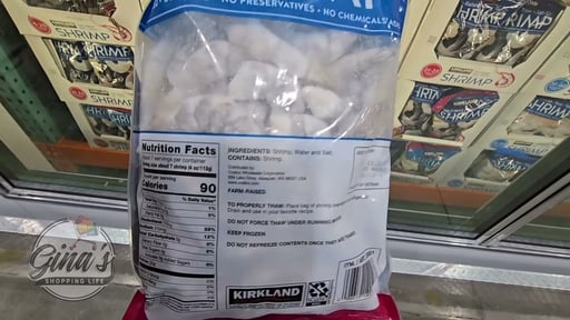 Kirkland Signature 21-25 Count Raw Shrimp Farm Raised 2 lb (#25551 ...