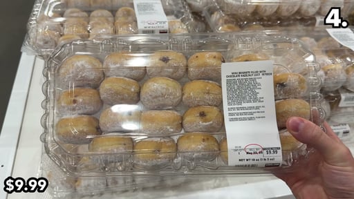 Mini Beignets Filled with Chocolate Hazelnut 22 Count (#1970320) - $9.99